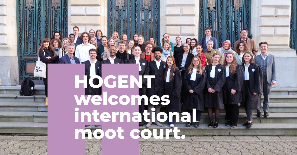 HOGENT welcomes international moot court - Hogeschool Gent