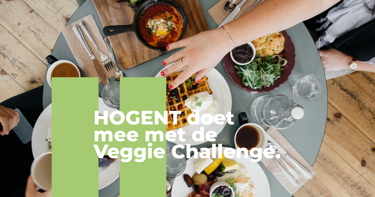 HOGENT doet mee met de Veggie Challenge. - Hogeschool Gent